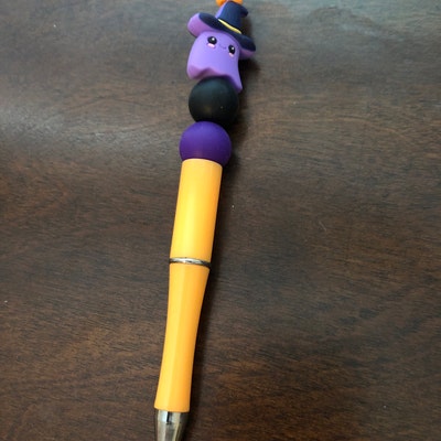 Pink Cow Pen Cow Beaded Pen Cow Pen Pink Cow Silicone - Etsy