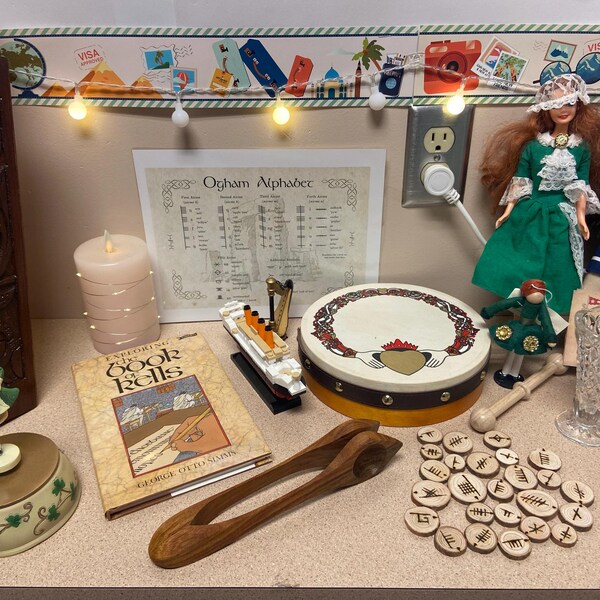 Ogham Alphabet, Ancient Druid Writing, Celtic Tree Script, Pagan ...