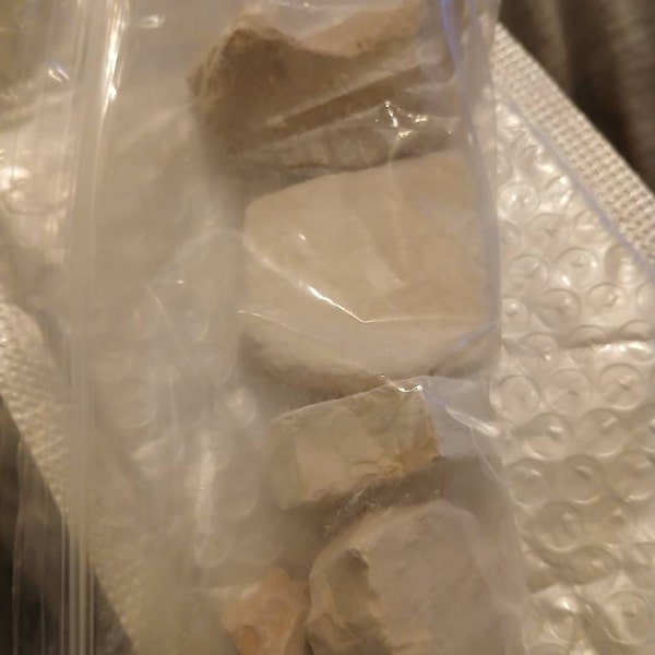 CRUMBS & POWDER mixed Facial Clay/ Calabash Chalk / African Kaolin ...