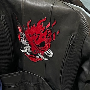 Spine Back Patch, Large Embroidered Patch, Skeleton, Skull , Horror Patch, Punk Patch, Goth ...