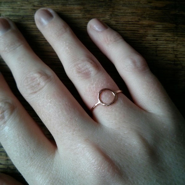 Smooth Round Ring-classic Gold Ring-midi Ring-stack Ring-skinny Gold ...