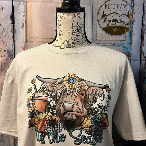 Tis' the Season Heifer Png Sublimation Design, Fall Png, Hello Fall Png ...