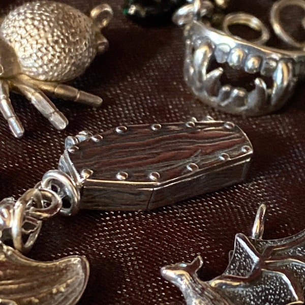 Coffin Charm, Casket Charm, Dead Charm, Death Charm, Funeral Charm ...