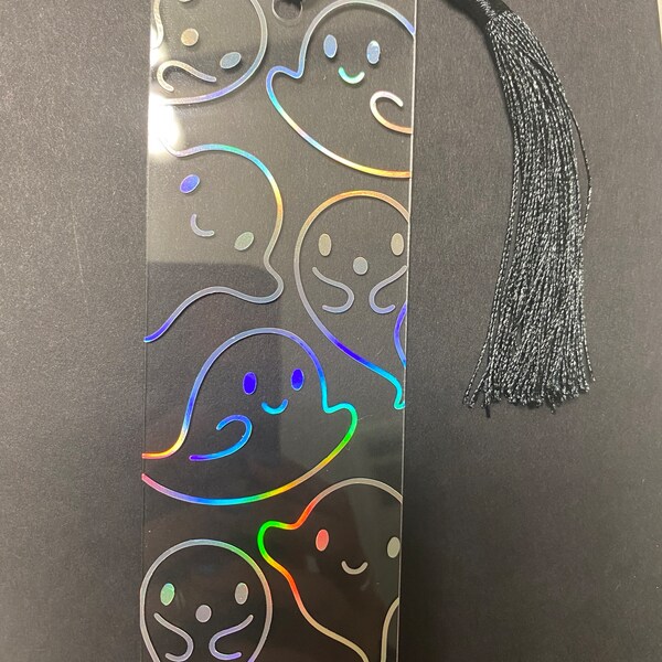 Kawaii Ghost Bookmarks- Cute Bookmarks- Spooky- Acrylic Bookmark - Etsy