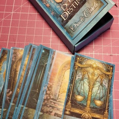 Printable Oracle Cards: High-quality doors of Destiny Deck, 300 DPI, 32 ...