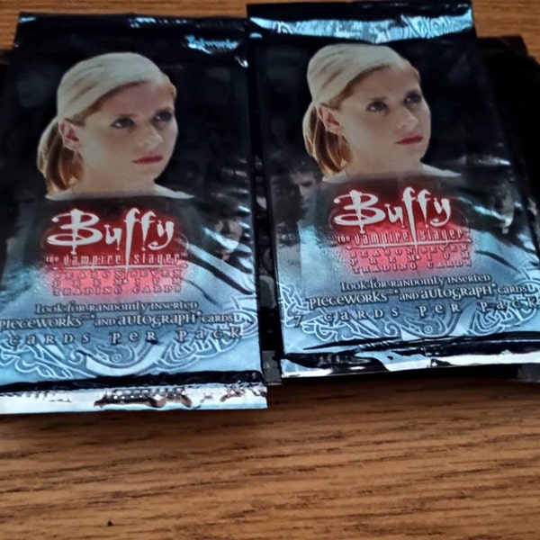 Authentic Buffy the Vampire Slayer Trading Cards Packs Season 2, 5, 6 ...