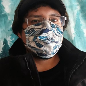 100% COTTON PARIS EIFFEL Face Mask With Nose Wire Macaroon - Etsy