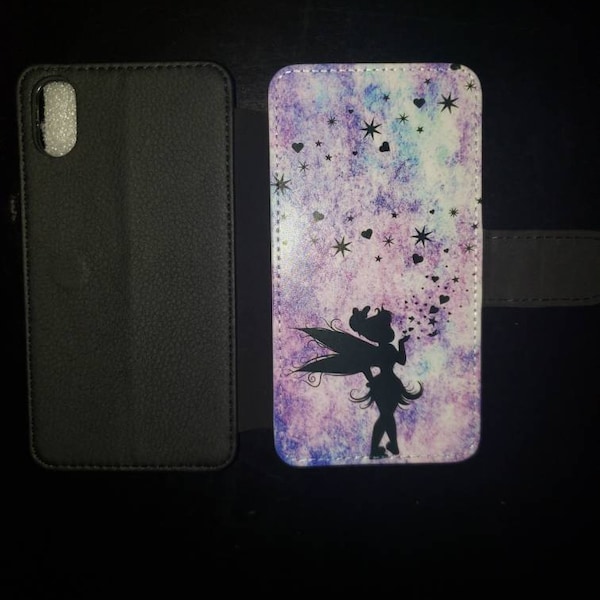 Tinkerbell Fairy Disney Inspired Flip/wallet Phone Case for All Apple ...