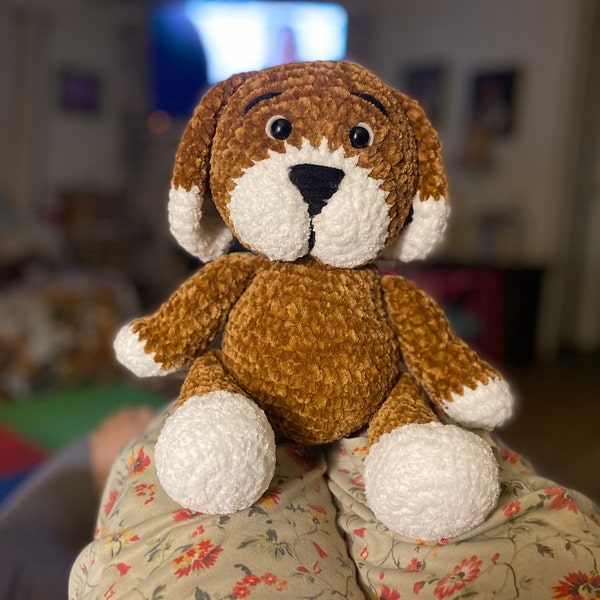 Dog Crochet Pattern ENG Pdf/crochet Stuffed Animal Amigurumi Dog Toy ...