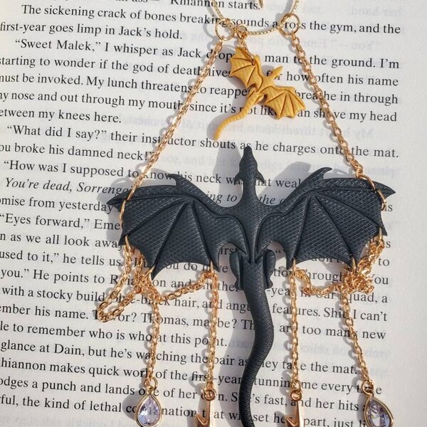 Dragon Car Hanger | Wall Hanger | Dragon Decor | Small Gold Dragon With ...