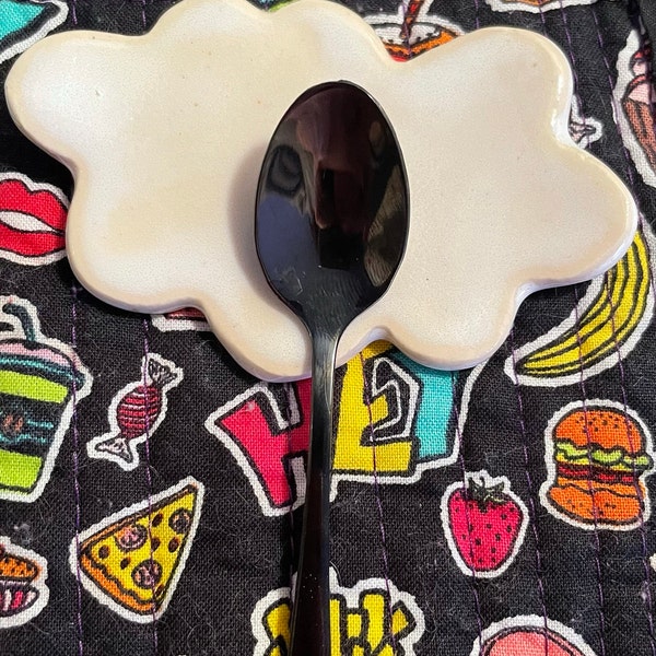 Made to Order -cloud Spoon Rest - Coffee Spoon Rest - Pottery- Jewelry ...