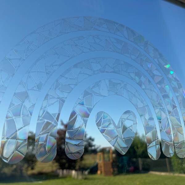 Sun and Clouds Window Suncatcher Decal Set - Colorful Nursery Wall Art ...