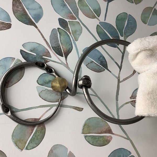Aspen Leaf Hand Towel Ring - Etsy