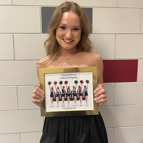 Personalized Volleyball Team Print, Volleyball Team Gifts, Volleyball ...