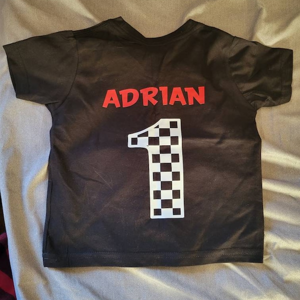 Fast One Birthday Shirt, 1st Birthday Shirt, Race Car Birthday, Custom Race Car, First Birthday ...