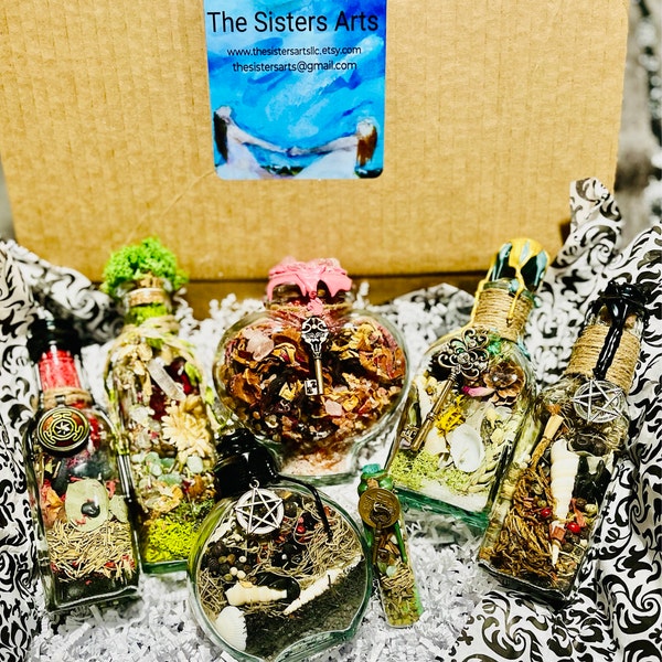 Goddess Collection Witch Bottle Witch Ball, Gaia, Yemaya, Athena ...