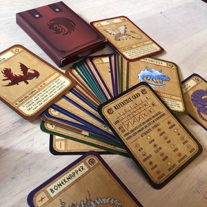 HTTYD Deck of Dragons how to Train Your Dragon Cards - Etsy