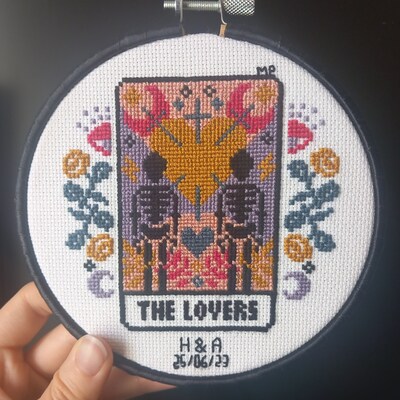 22 DIGITAL PATTERNS Tarot Card Major Arcana Modern Cross Stitch PDF ...