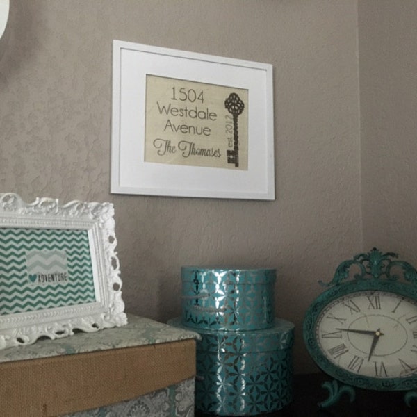 Realtor Closing Gift, Personalized Print, Personalized Address, Real ...