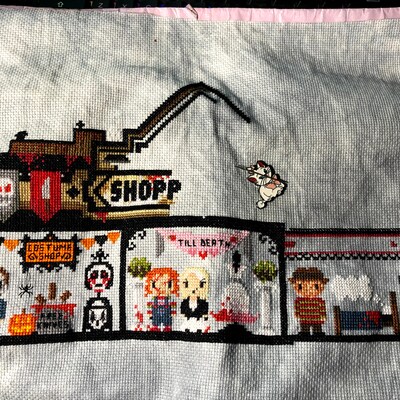 Chopping Mall Stitchalong SAL Cross Stitch Pattern Mystery, Horror ...