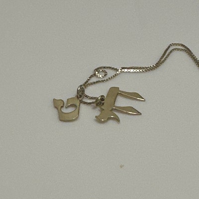 Am Israel Chai Necklace Silver Hebrew Jewish Necklace Jewish People ...