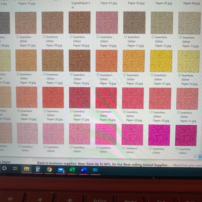 100 Seamless Glitter Digital Papers 12x12 300 Dpi Planner Paper ...