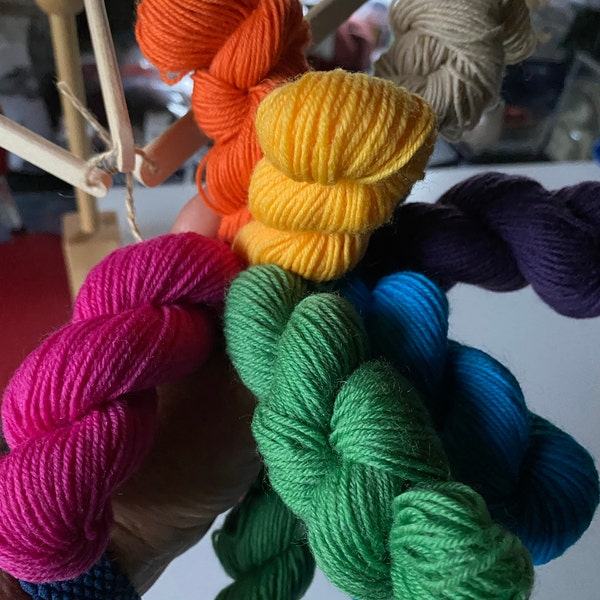 Opal Sock Yarn Gift Box 24 X 5g 120g Mini Skein Set Scrappy Yarn Set ...