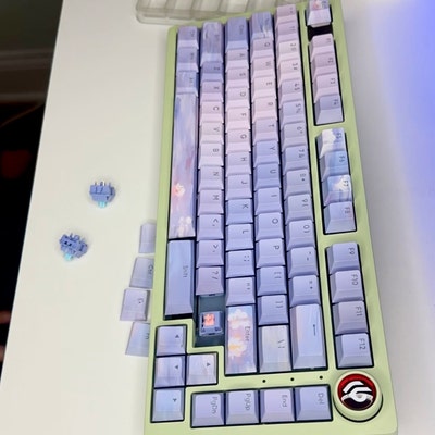 136PCS Star Moon Keycaps Set,pink Girlish Keycap,cute Keycap Set,cherry ...