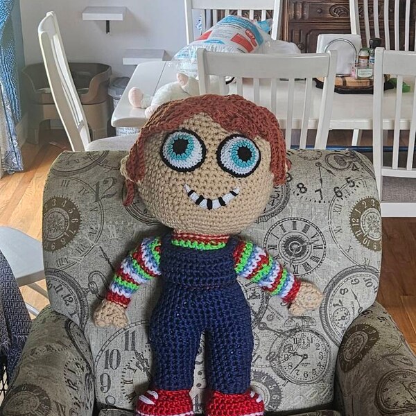 Crochet Doll Amigurumi Pattern Chucky Doll, PDF Pattern, English ...