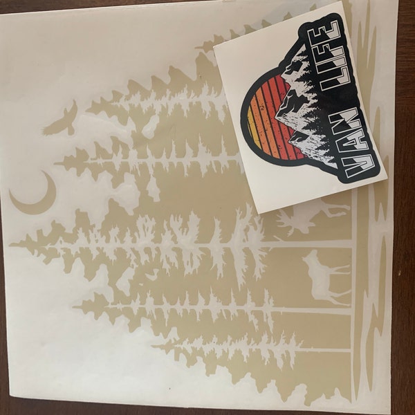 Van Life Vinyl Sticker Camper Camping Skate T5 T4 T3 T25 T1 Van Decal ...