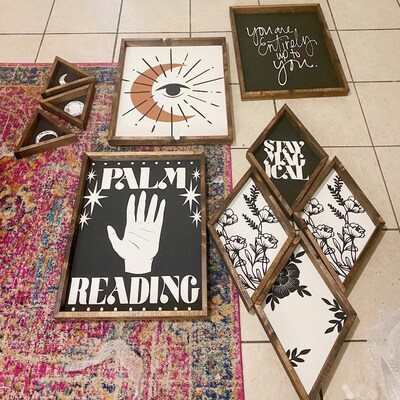 Tarot-cotta Wood Sign - Etsy