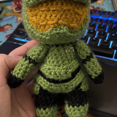 Master Chief Crochet Pattern Video Game Inspired PDF File - Etsy