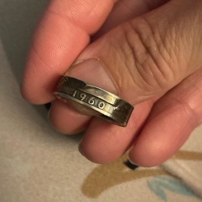 22k Solid Gold Coin Ring for Men: Crafted From 1 Oz 'heads' Design Coin ...