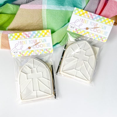 Instant Download Paint Your Own Cookie Mini Bag Topper Printable ...