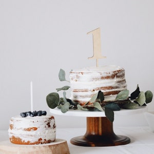 Number 1 Cake Topper 4h Inches, One Cake Topper, First Birthday Topper ...