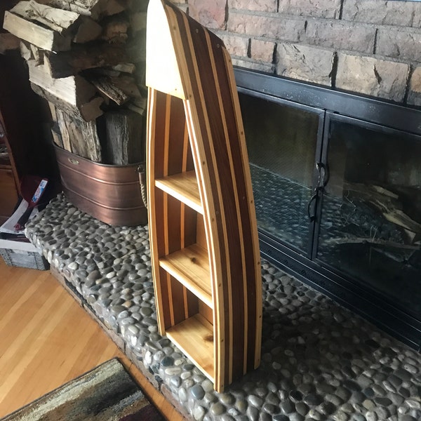 Wooden Boat Shelf Canoe Shelves Row Boat Shelf Nautical Shelves ...
