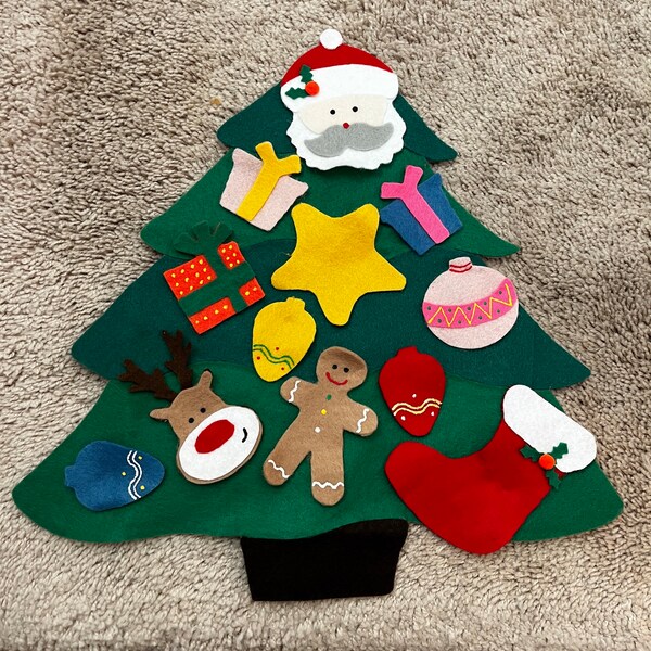 Christmas Felt Board Story, Toddler Toys, Flannel Board Pieces, ECE ...