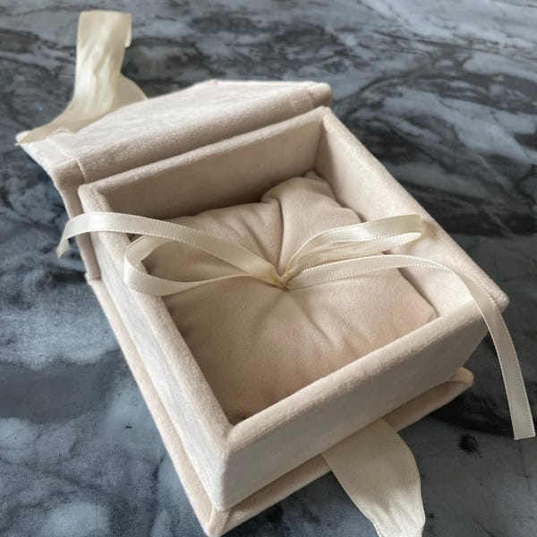 Personalized Velvet Keepsake Box | Handmade High-quality Velvet Storage ...