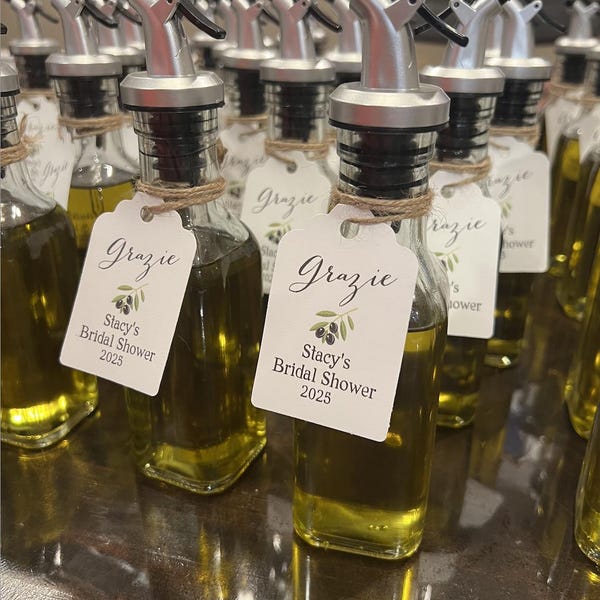 Grazie Favor Tags, Wedding Tags, Thank You Tags, Favor Tags, Gift Tags ...