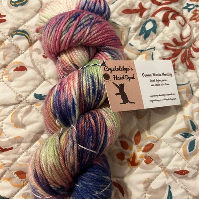 Hand Dyed Yarn Mini Skein Packs SW Sock Weight Mystery Packs, 5 Mini ...