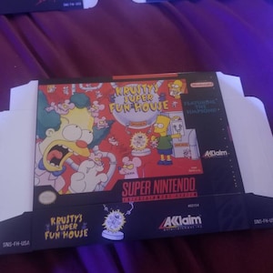 Street Fighter 2 NTSC Super Nintendo SNES En Reproduction Box and Inner ...