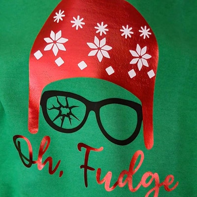 Oh Fudge Svg Files for Cricut, Funny Kids Retro Christmas Movie Holiday ...