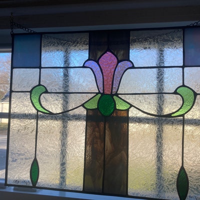 Classic Victorian Pattern Stained Glass - Etsy