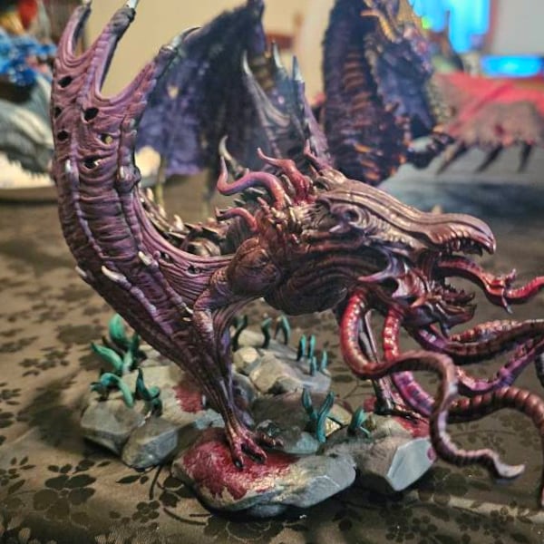 Brain Stealer Dragon Miniature - Dnd Miniatures - Role Playing Game ...