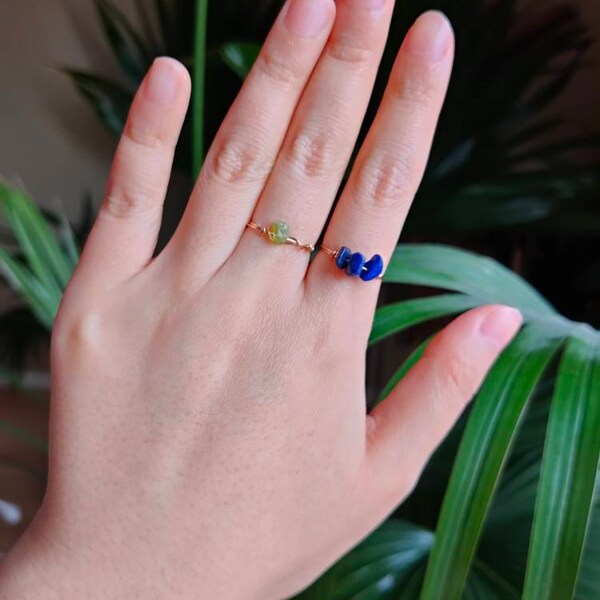 Dainty, Sweet Peridot Ring Made to Order, Sterling Silver Peridot Ring ...