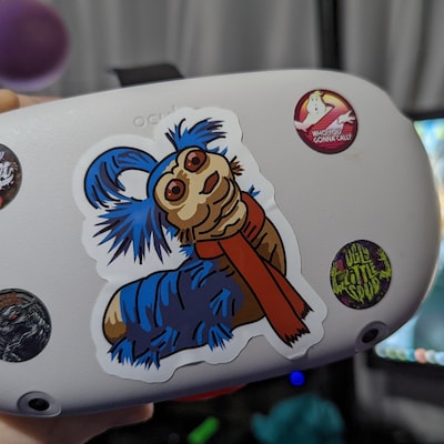 Labyrinth Worm Vinyl Sticker, Cute Laptop Stickers, Vinyl Decal, Vinyl ...