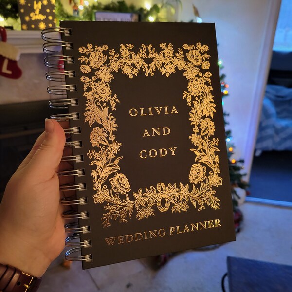 Wedding Planner | Flower Book | Customized Organizer | Engagement Gift ...