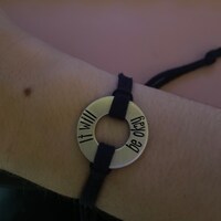 Pro-life Bracelet/choose Life/pro Life Movement/washer Bracelet/hemp ...