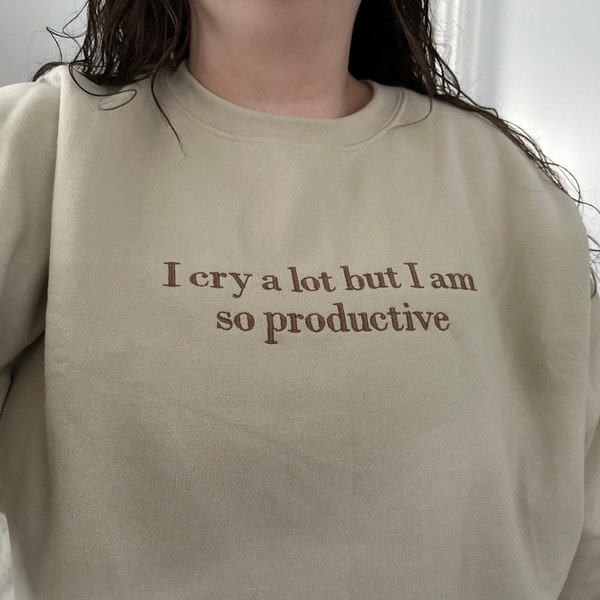 Custom Embroidered Sweatshirt, Custom Text Sweatshirt, Personalized ...