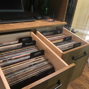 Long Brass LED Light for High Platter Vinyl Record Players Rechargeable ...